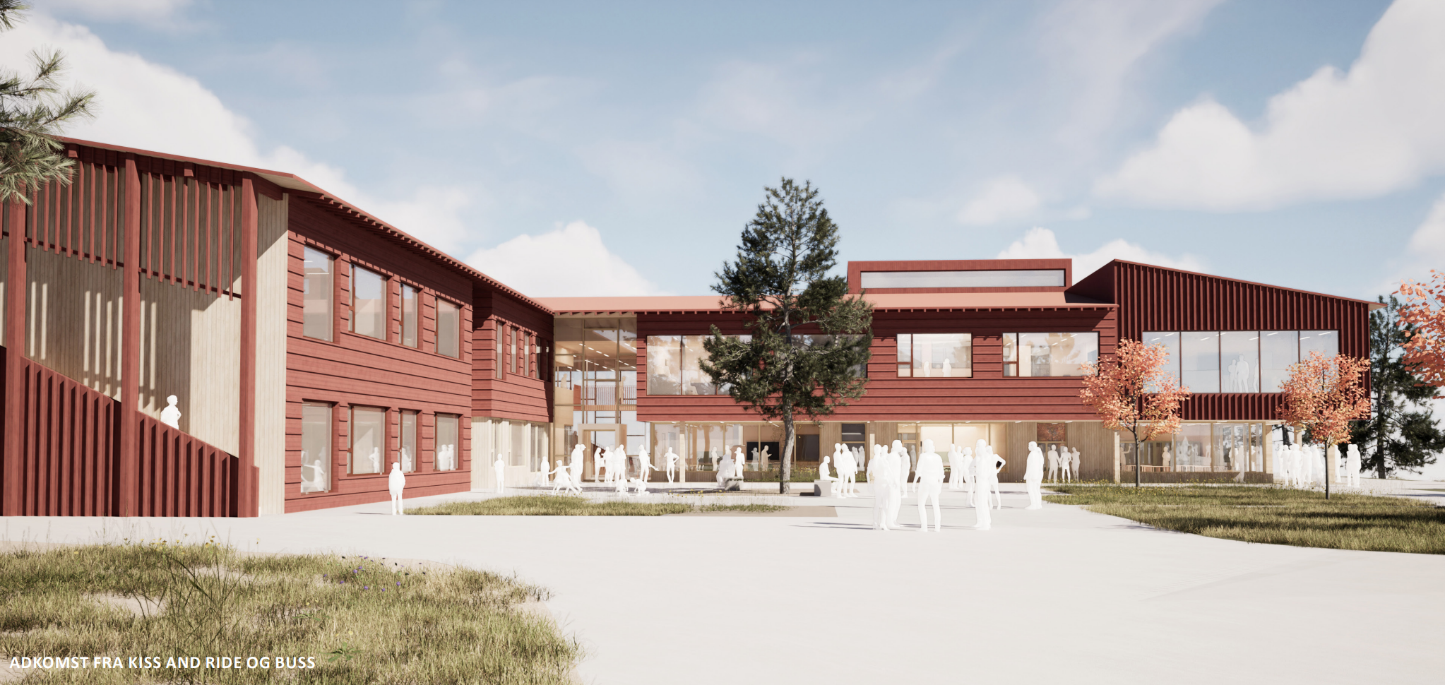 Slik kan den nye skolen på Geilo bli - Hol kommune